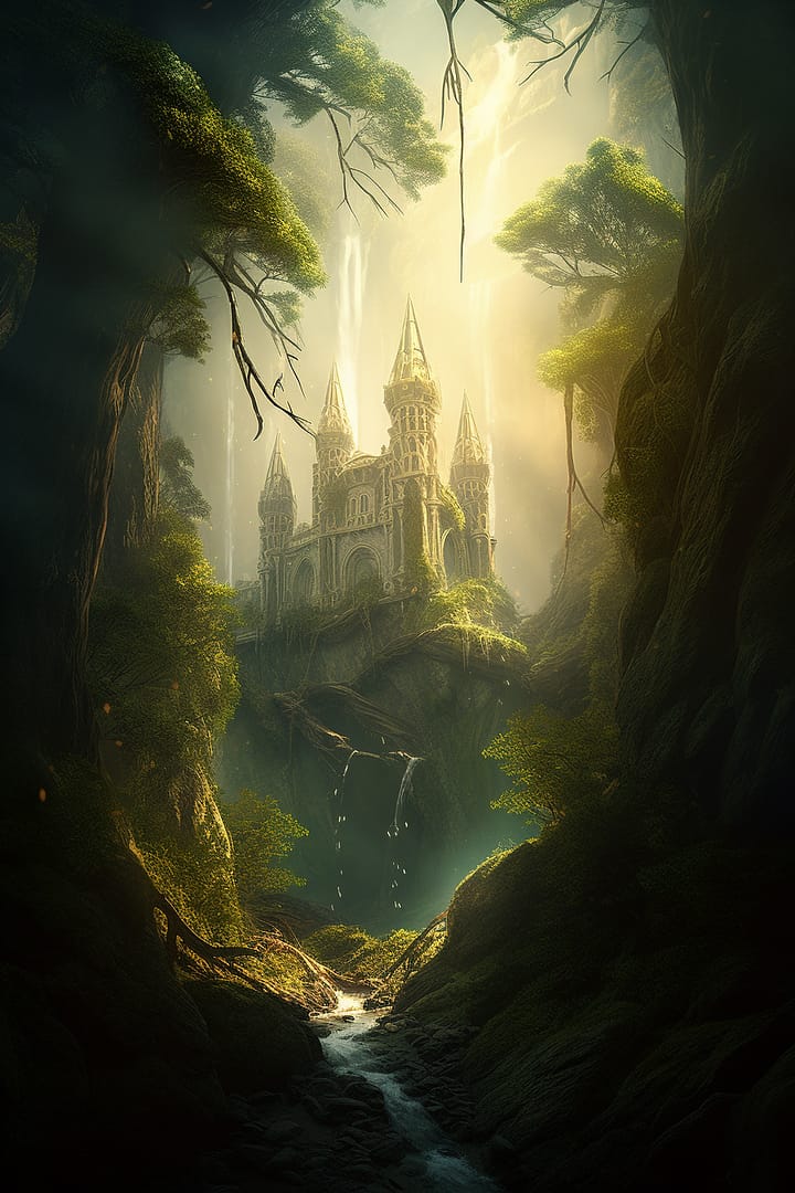 Elven Fortress - Fantasy Backgrounds